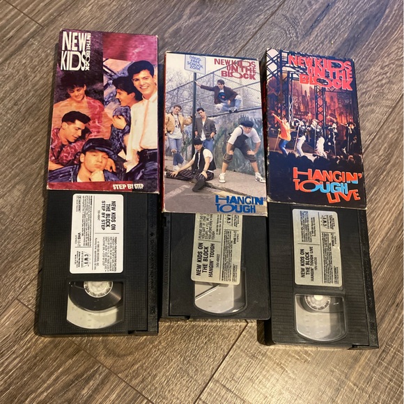 Other | New Kids On The Block Vhs Tapes In Original Case Step By Step ...